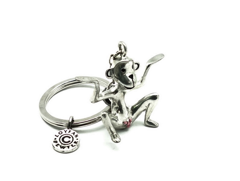 Loyfar Artisan Pewter | Loyfar collection co.,ltd. | Key Ring, Monkey