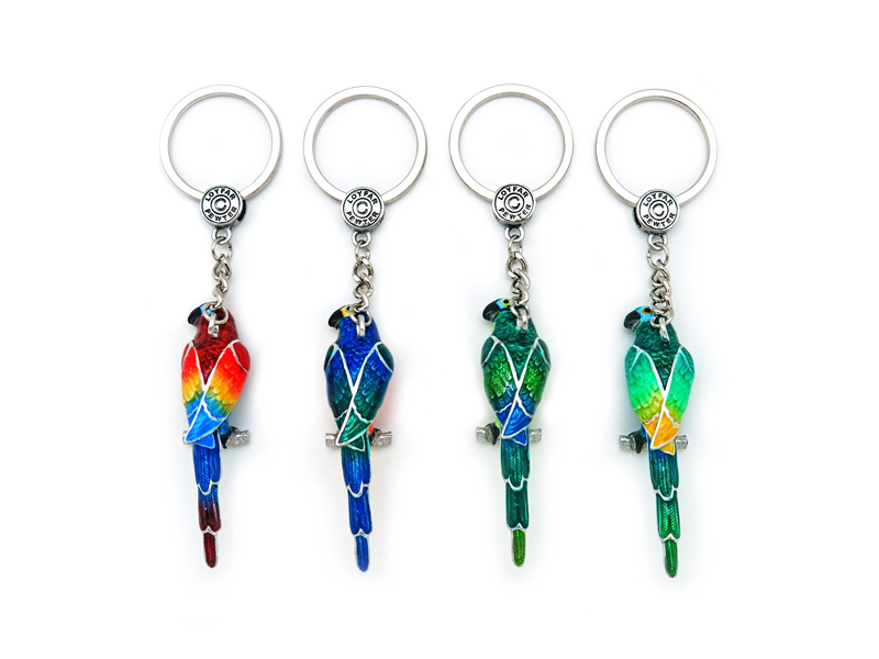 Loyfar Artisan Pewter | Loyfar collection co.,ltd. | Key Ring, Parrot