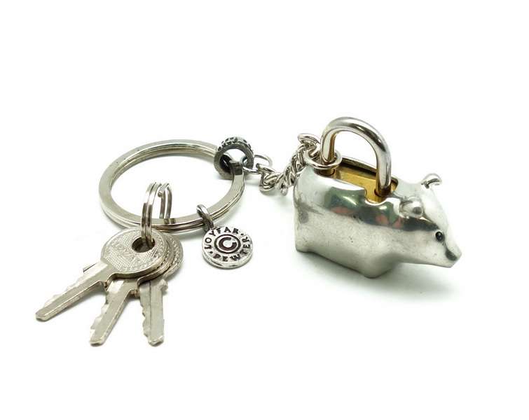 Loyfar Artisan Pewter | Loyfar collection co.,ltd. | Padlock, Pig